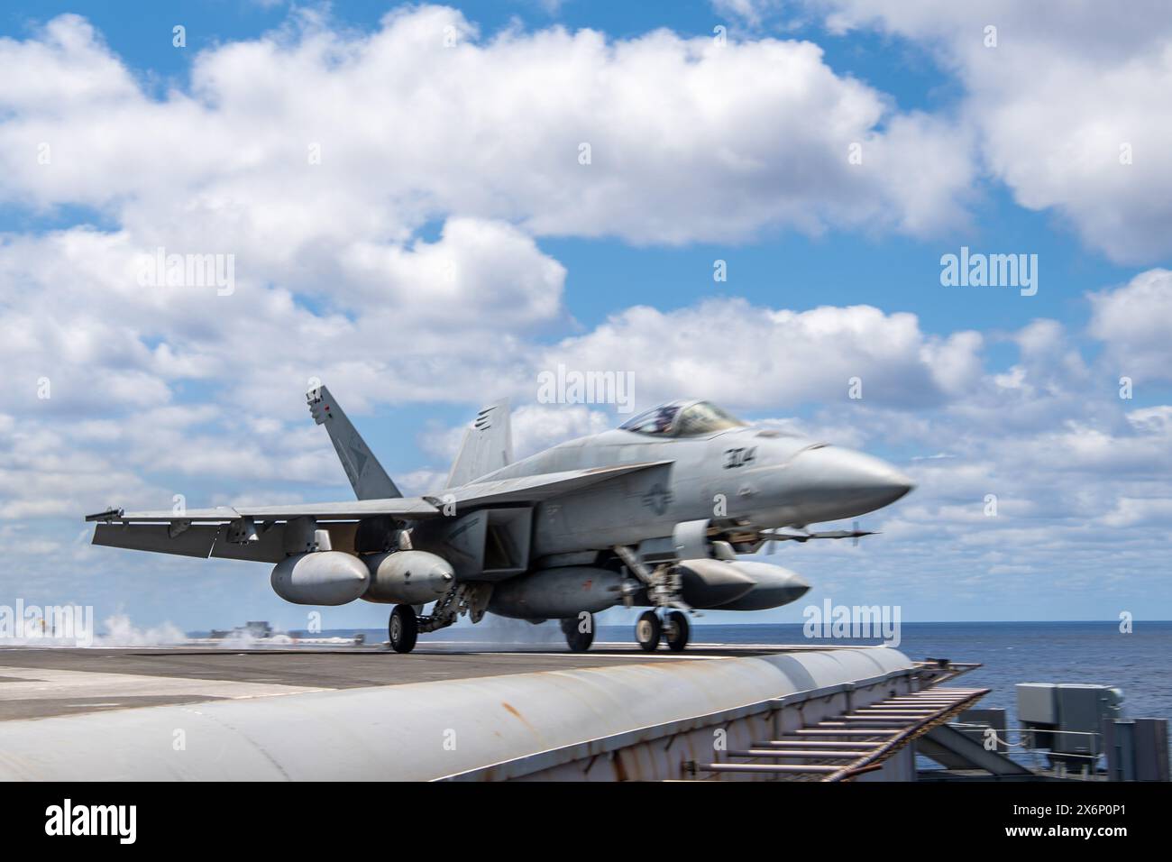 240429-N-JU916-1332 ATLANTIC OCEAN (April 29, 2024) An F/A-18E Super ...
