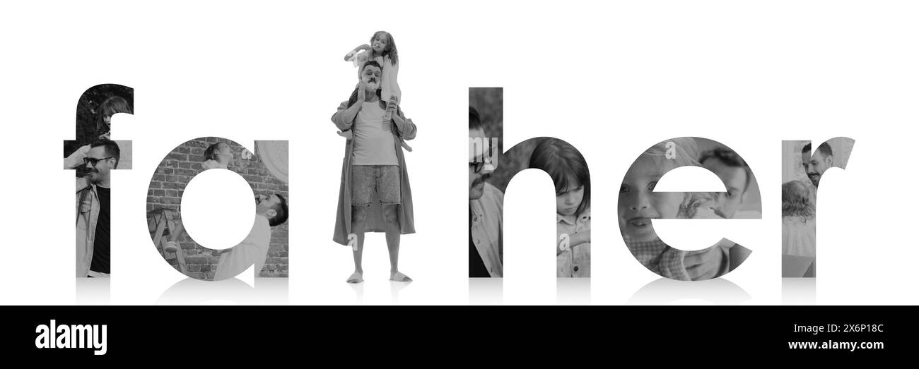 Child art collage Black and White Stock Photos & Images - Alamy