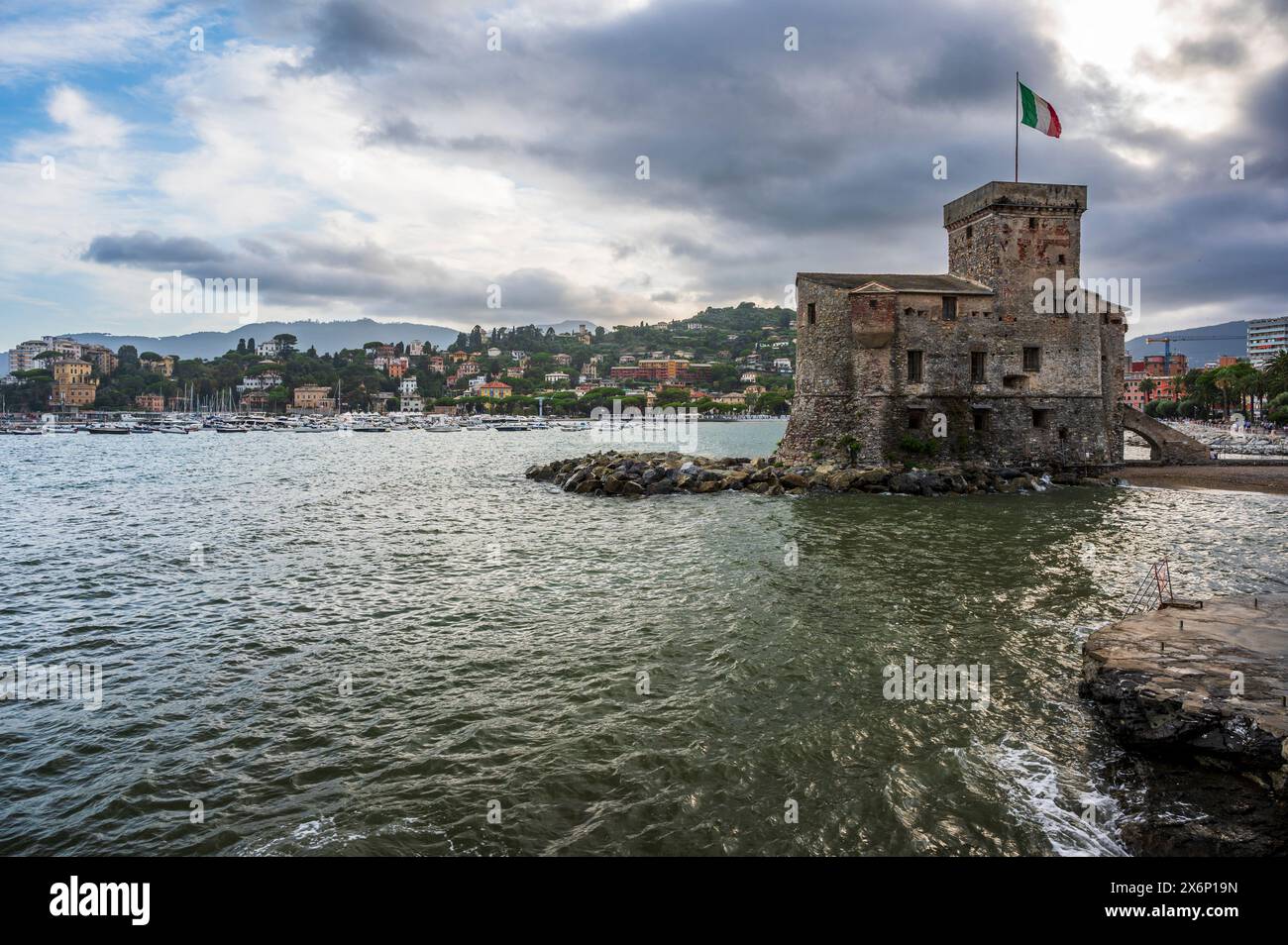 Ligurian coast. Dream countries. Rapallo Stock Photo - Alamy