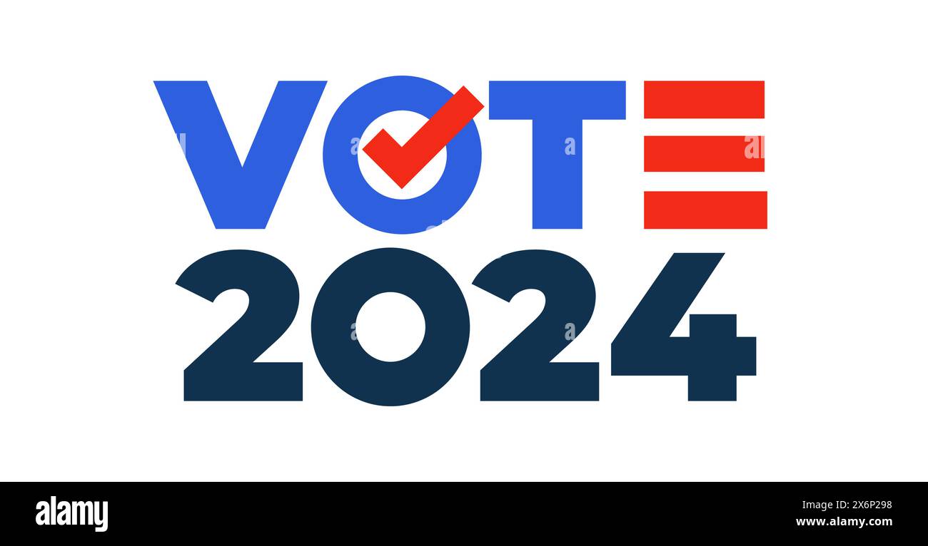 Vote 2024. US American presidential election 2024 Stock Vector Image ...