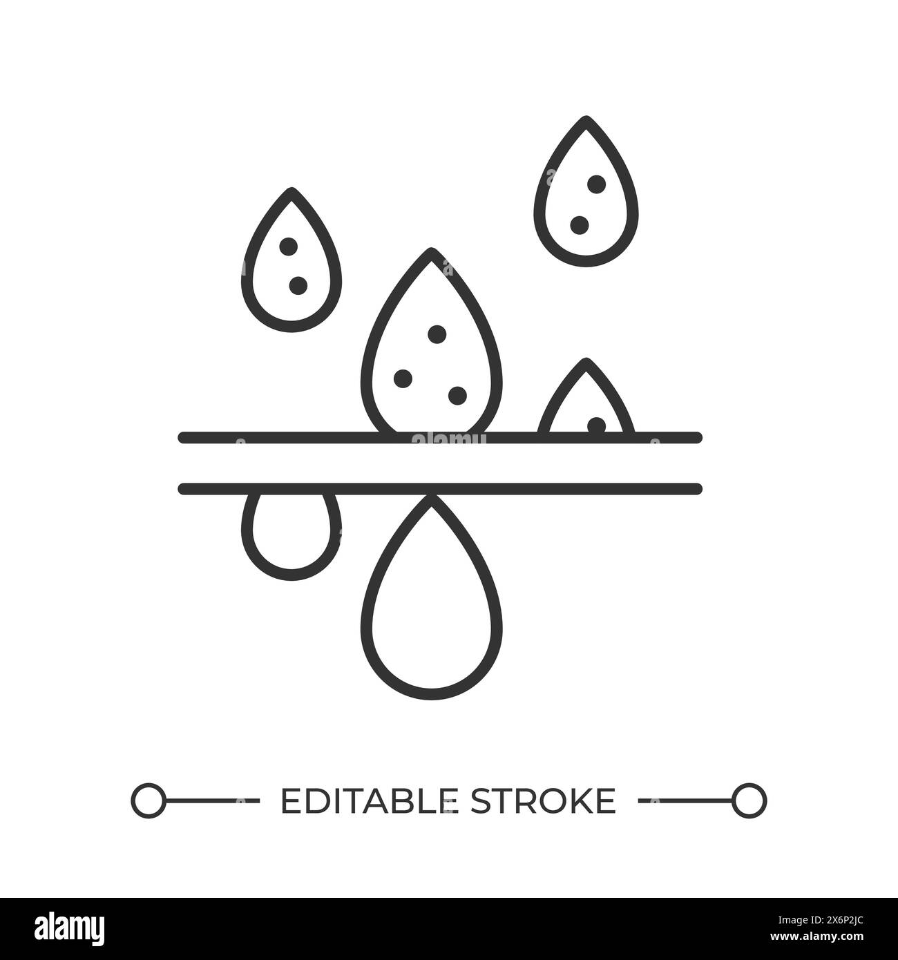 Water filtration linear icon Stock Vector Image & Art - Alamy