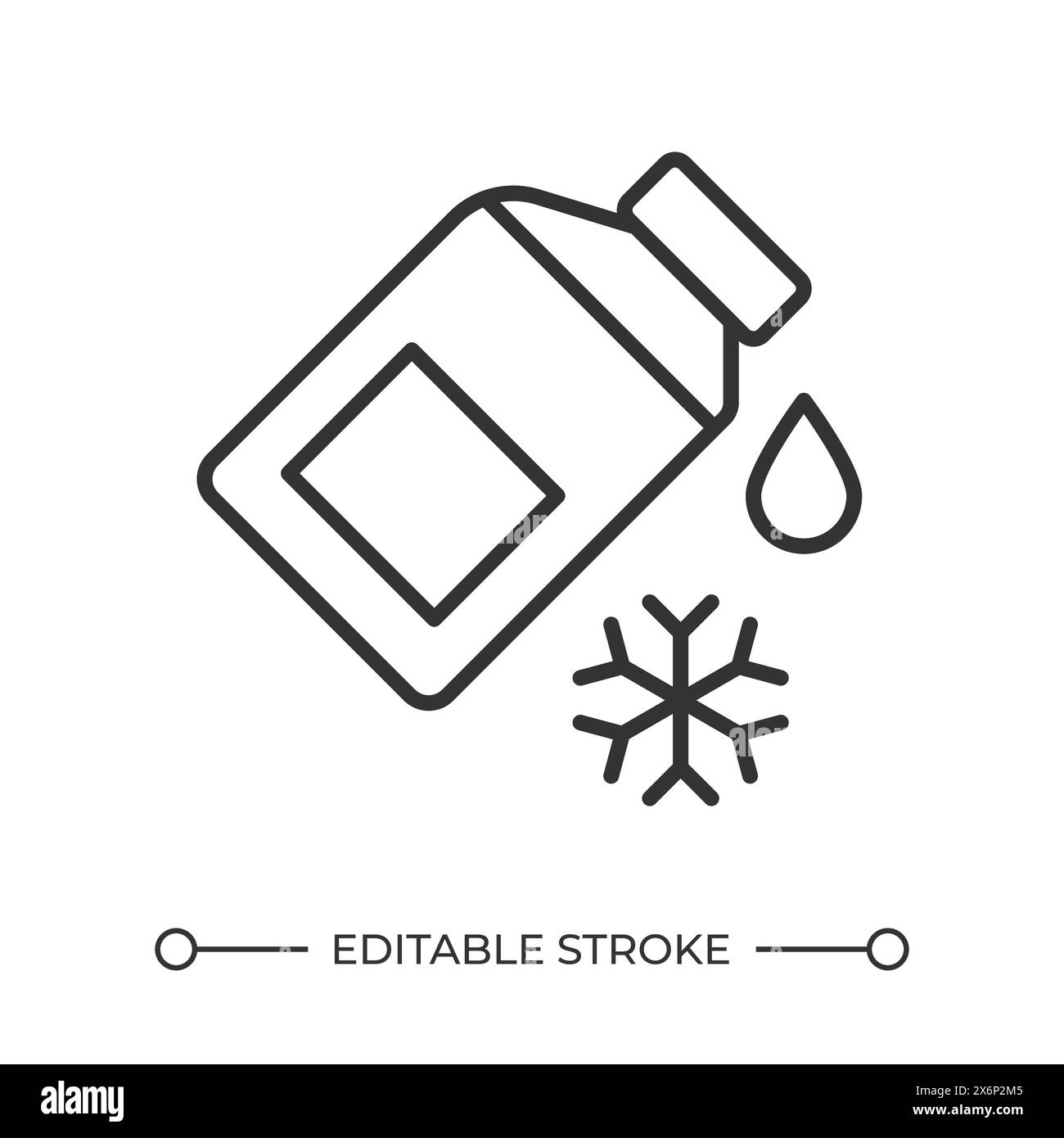 Coolant linear icon Stock Vector Image & Art - Alamy