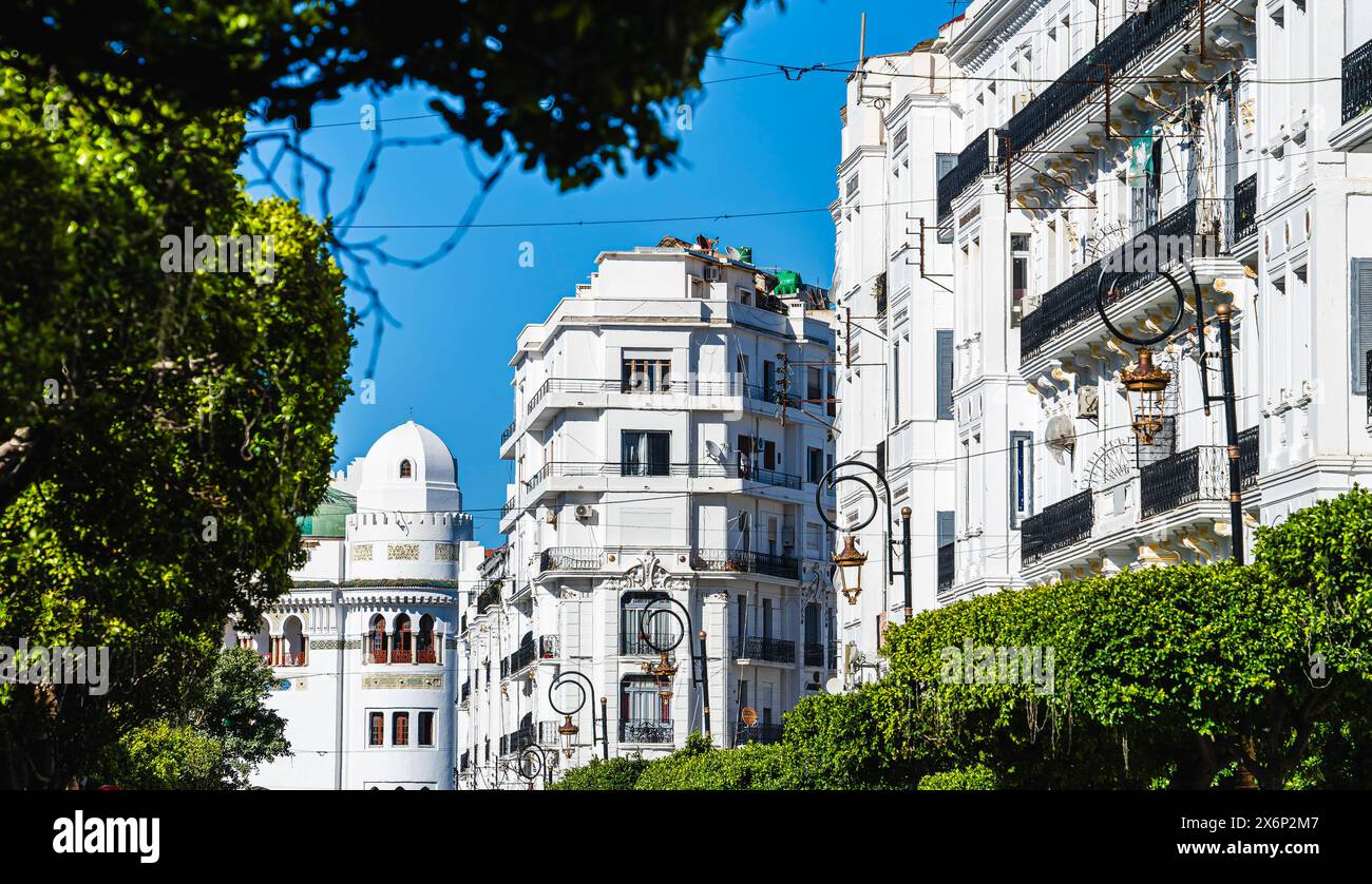 Algiers landmarks, Algeria Stock Photo - Alamy