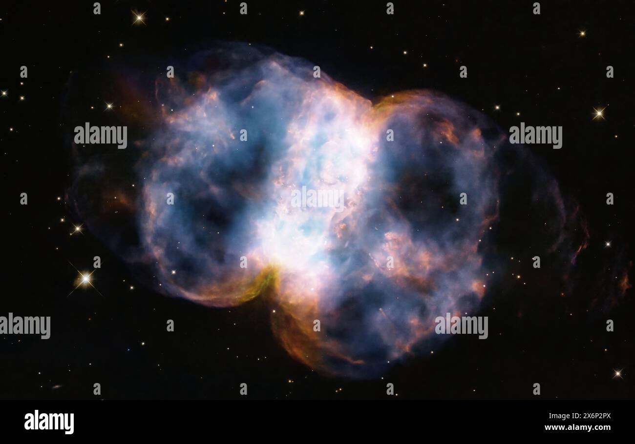 The Little Dumbbell Nebula. M76 or NGC 650-651 a planetary nebula in ...