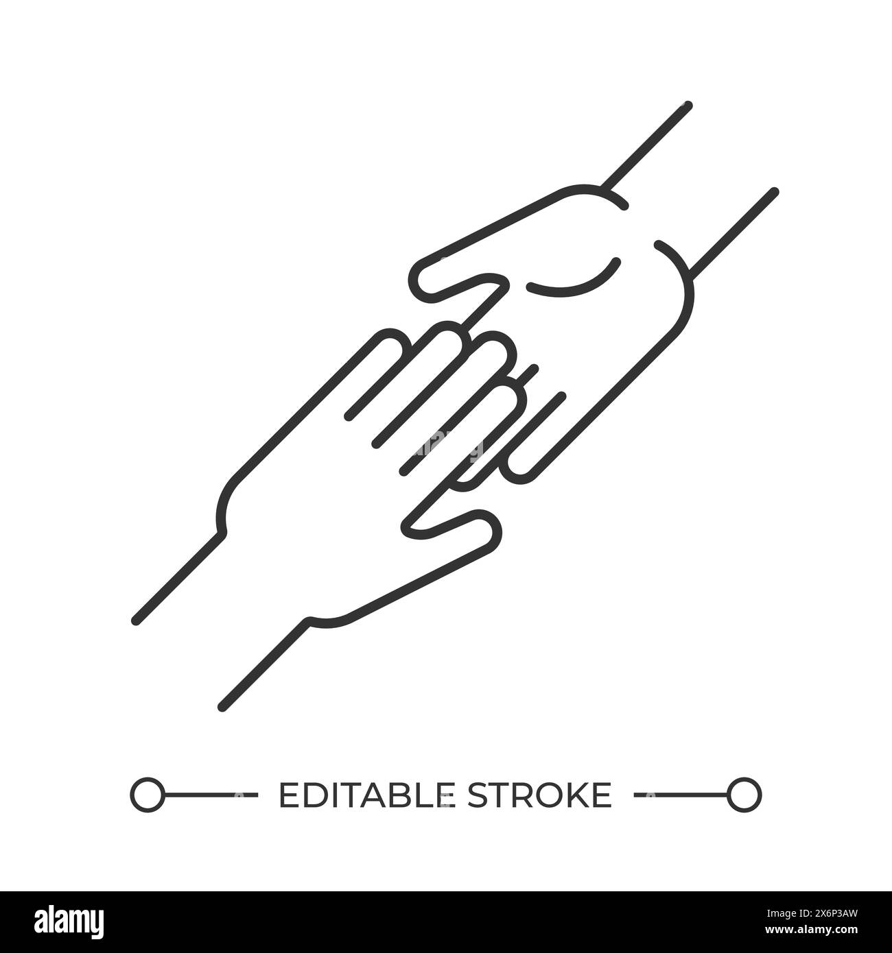 Human connection linear icon Stock Vector Image & Art - Alamy