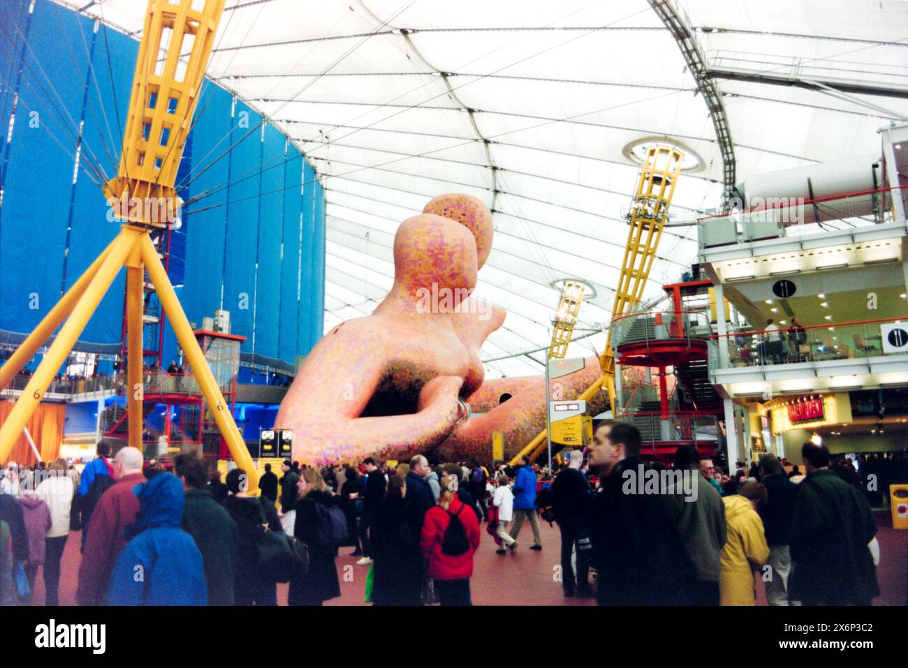 Inside the Millennium Dome in the year 2000. Millennium Experience ...