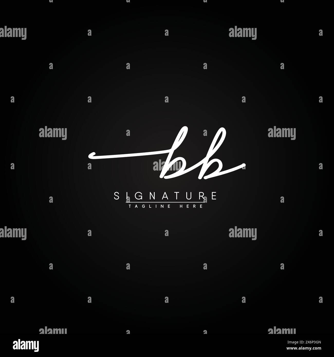 BB Initial Logo in Signature Style for Photography and Fashion Business ...