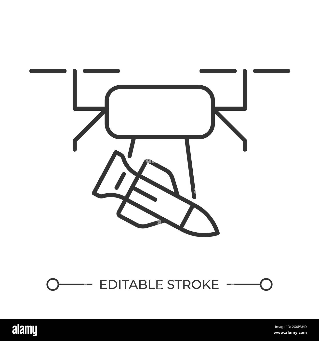 Bomb explosive icon editable Stock Vector Images - Alamy