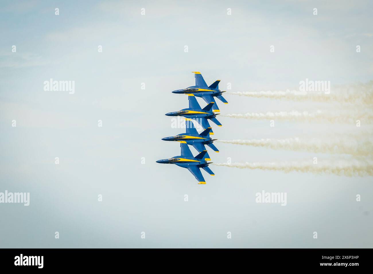 The Naval Flight Demonstration Squadron, the Blue Angels’ practice ...