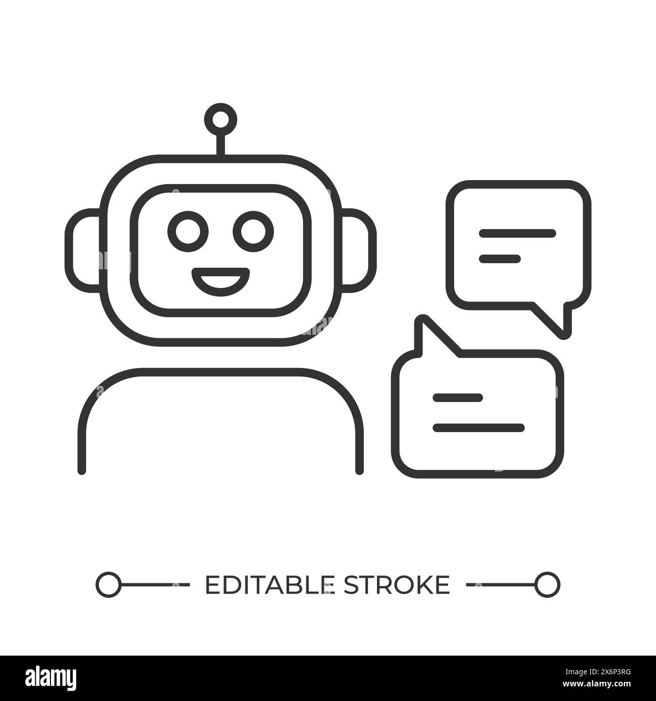 Chatbot dark Stock Vector Images - Alamy