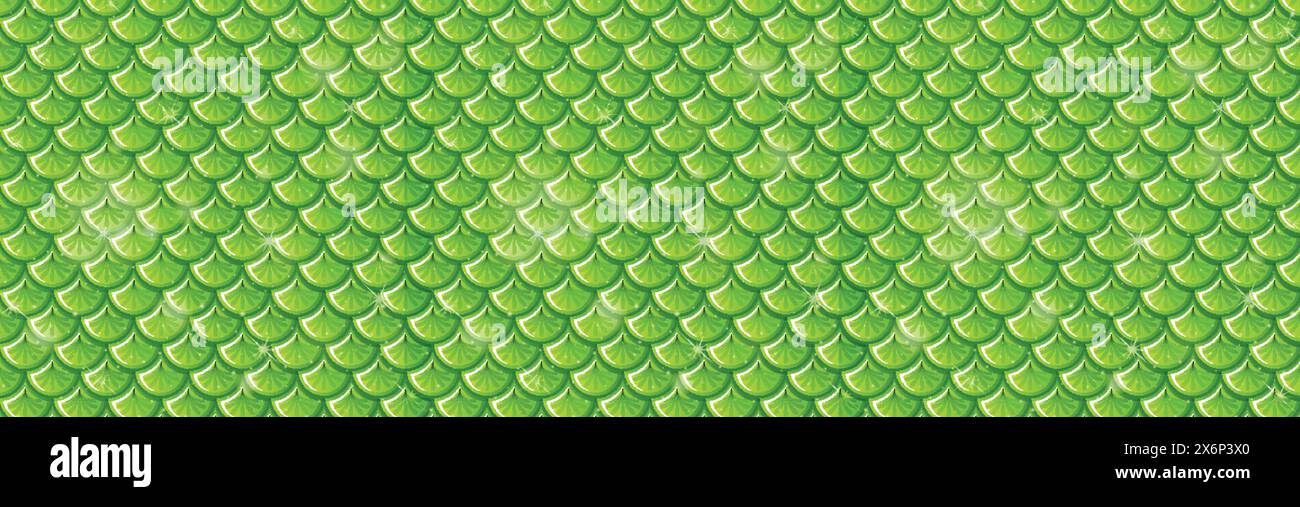 Vibrant green scales in a seamless design Stock Vector Image & Art - Alamy
