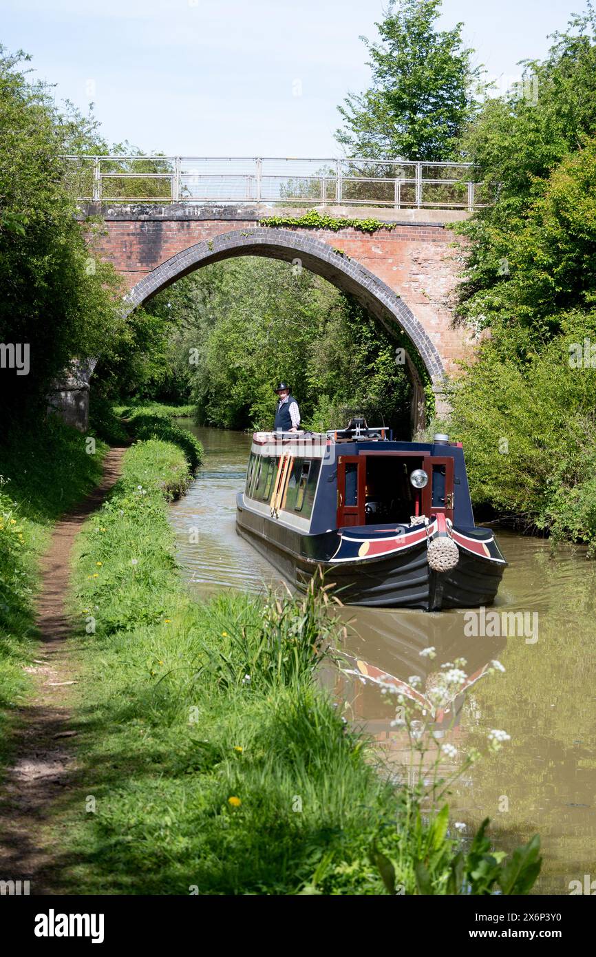 The Oxford Canal at Fenny Compton, Warwickshire, England, UK Stock ...