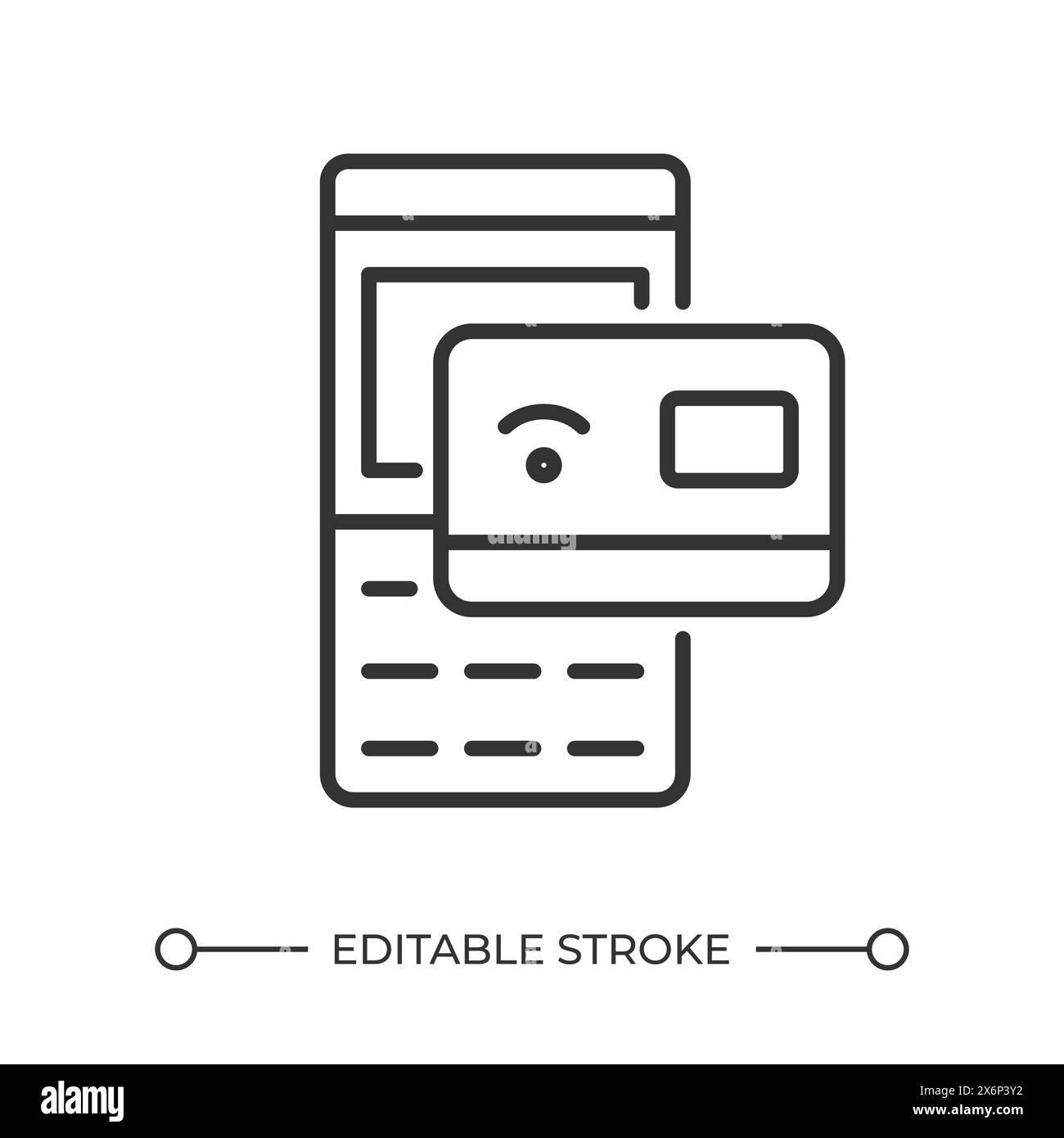 Credit card payment accepted Stock Vector Images - Alamy