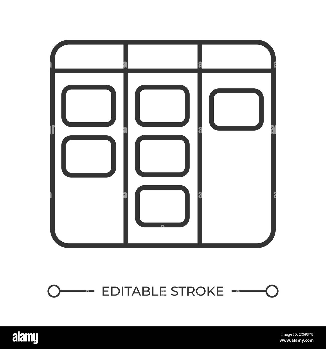 Kanban flowchart linear icon Stock Vector Image & Art - Alamy Kanban flowchart linear icon Stock Vector Image & Art - Alamy