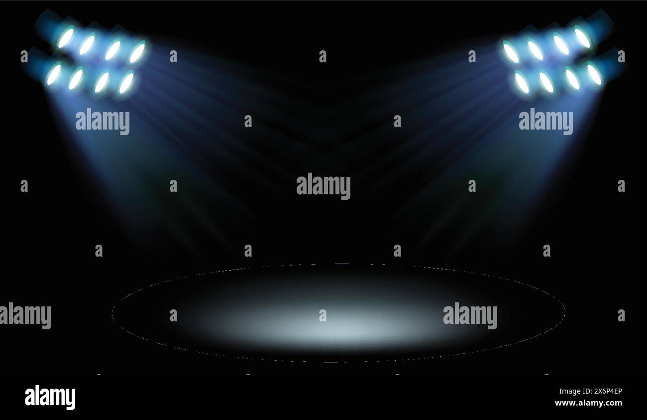 Stage light two beams hi-res stock photography and images - Alamy
