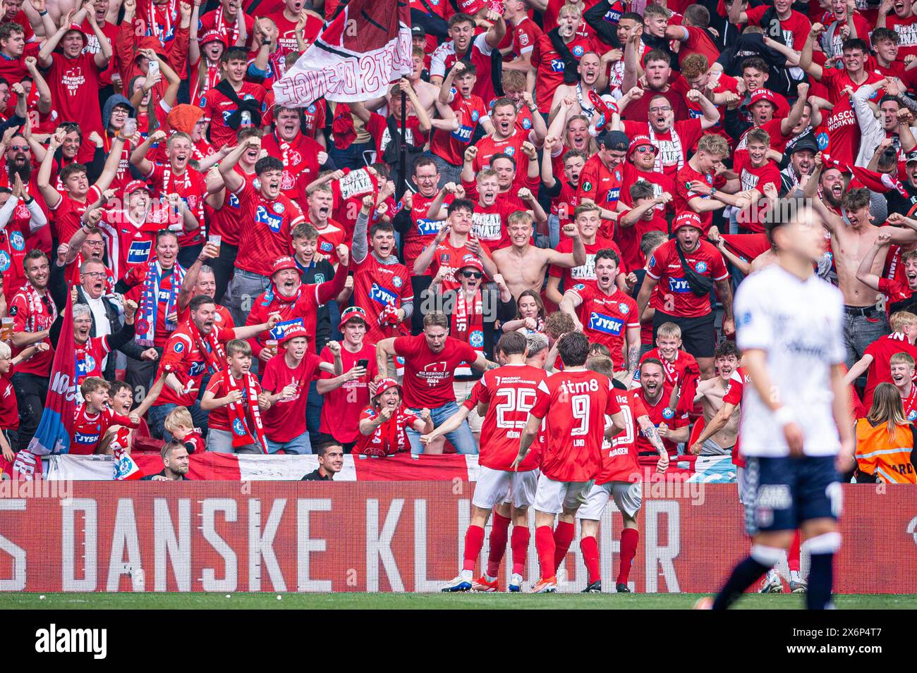 Copenhagen, Denmark. 09th, May 2024. Oliver Sonne (5) of Silkeborg IF ...