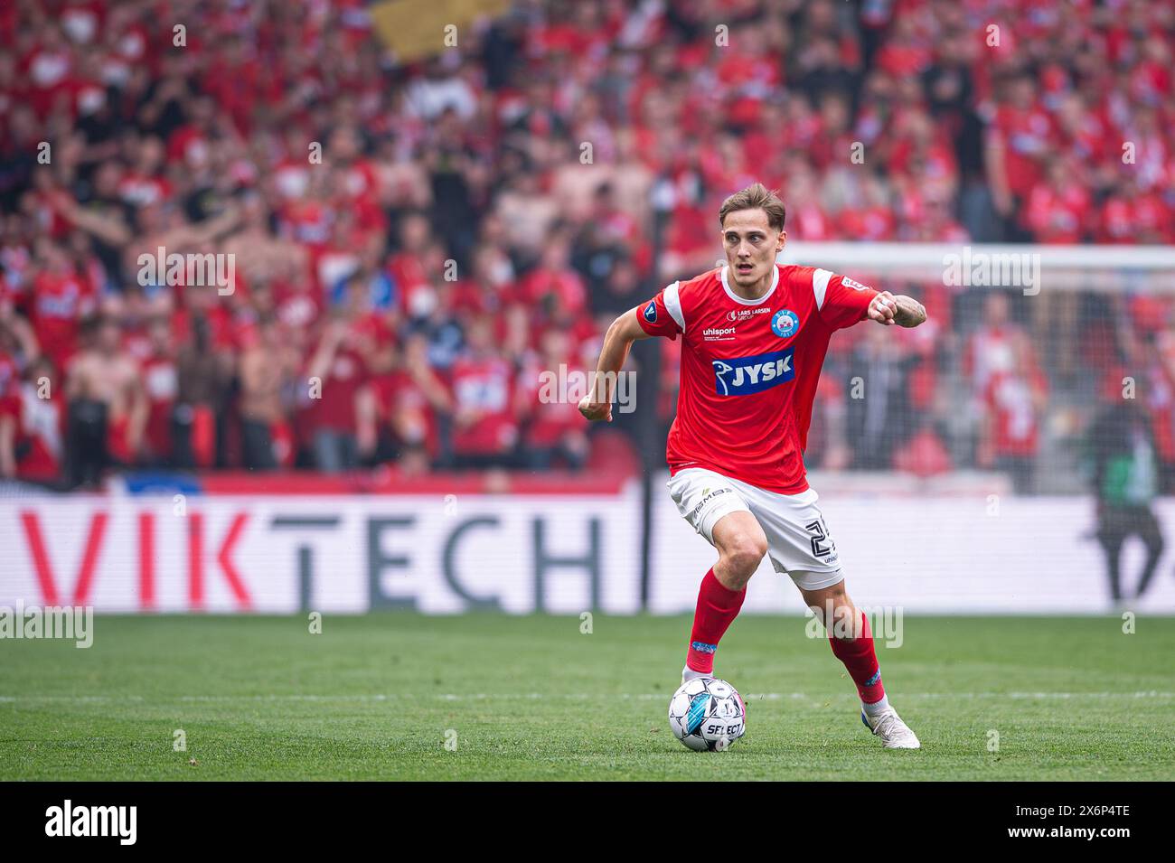 Copenhagen, Denmark. 09th, May 2024. Pontus Rödin (25) of Silkeborg IF ...