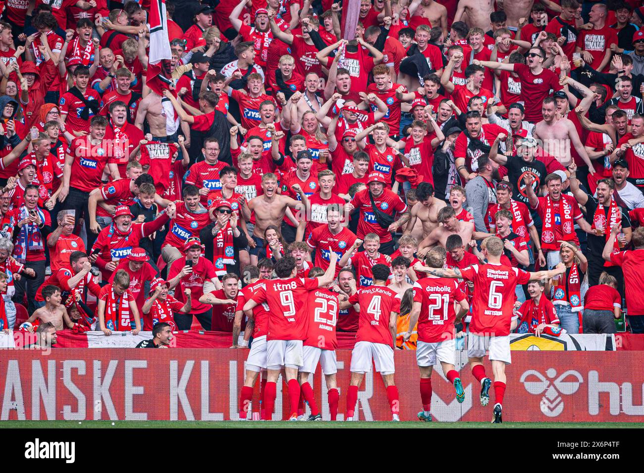 Copenhagen, Denmark. 09th, May 2024. Oliver Sonne (5) of Silkeborg IF ...