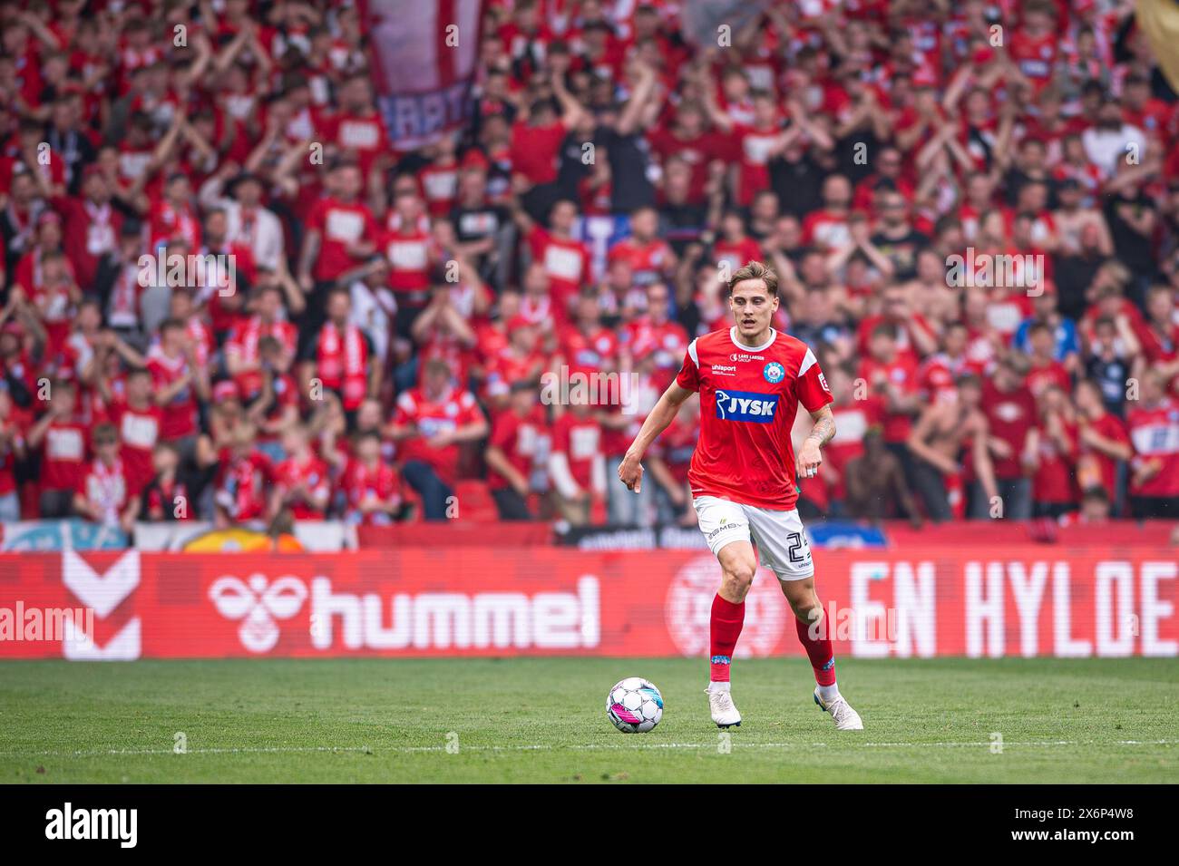 Copenhagen, Denmark. 09th, May 2024. Pontus Rödin (25) of Silkeborg IF ...