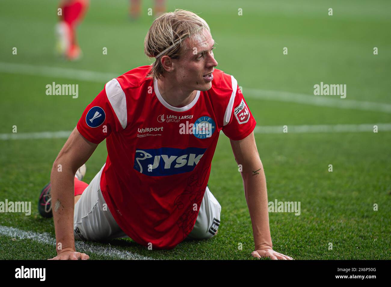 Copenhagen, Denmark. 09th, May 2024. Stefan Thordarson (8) of Silkeborg ...