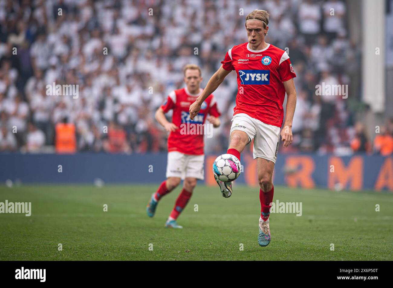 Copenhagen, Denmark. 09th, May 2024. Stefan Thordarson (8) of Silkeborg ...