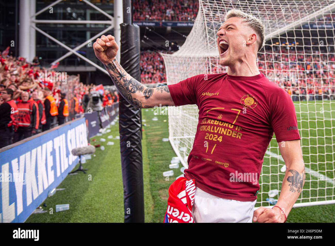 Copenhagen, Denmark. 09th, May 2024. Oliver Sonne of Silkeborg IF seen ...