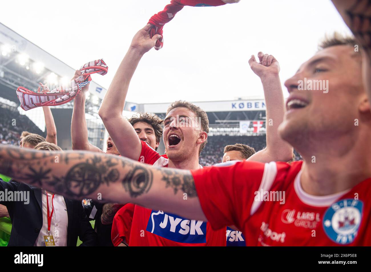 Copenhagen, Denmark. 09th, May 2024. Andreas Poulsen (2) of Silkeborg ...