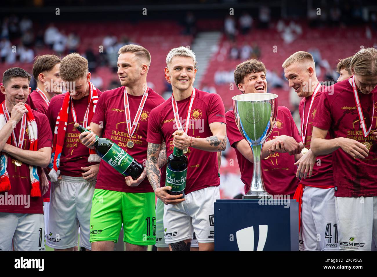 Copenhagen, Denmark. 09th, May 2024. Oliver Sonne (5) of Silkeborg IF ...