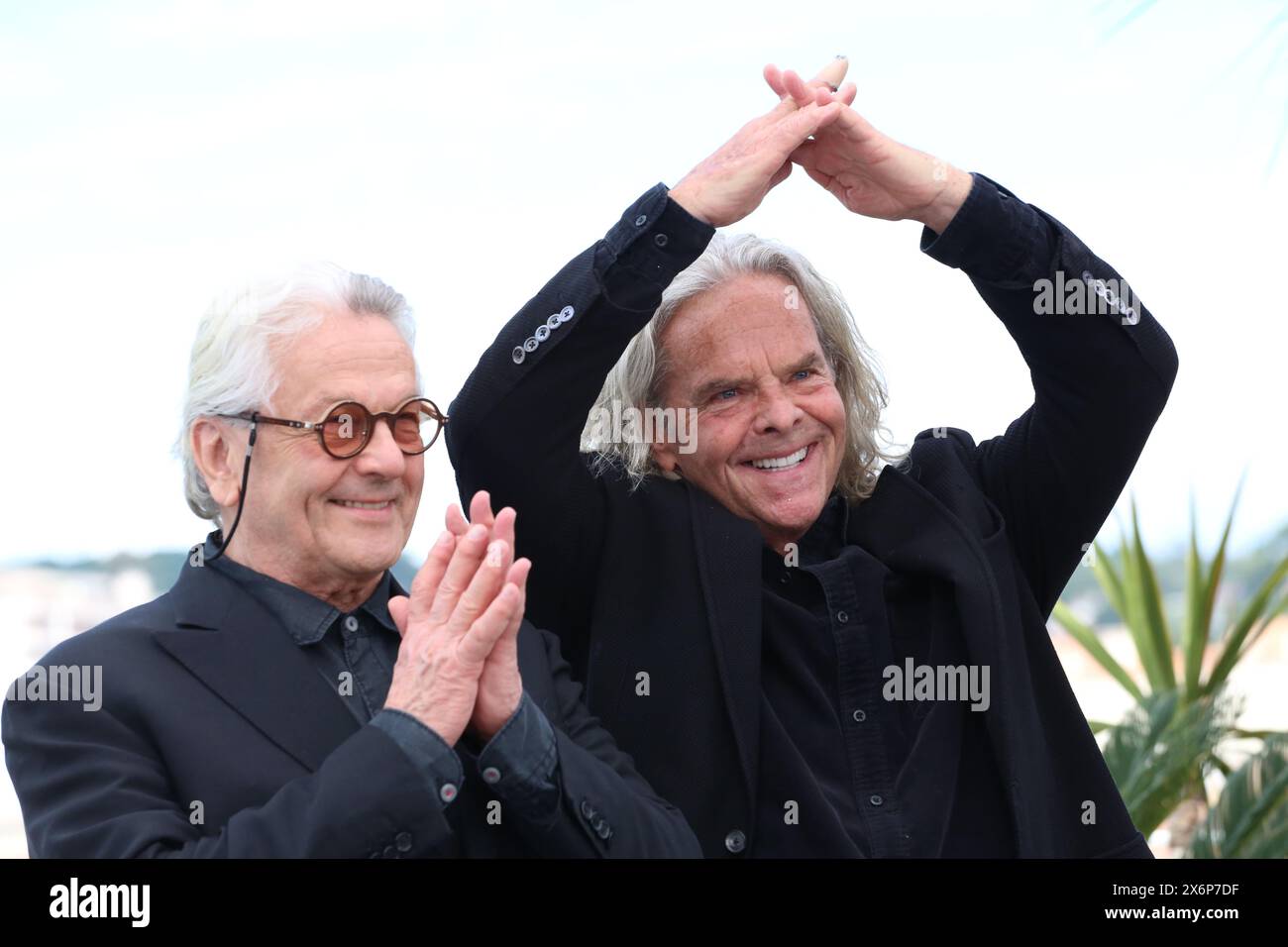 Cannes, France. 16th May, 2024. George Miller and Doug Mitchell at the ...