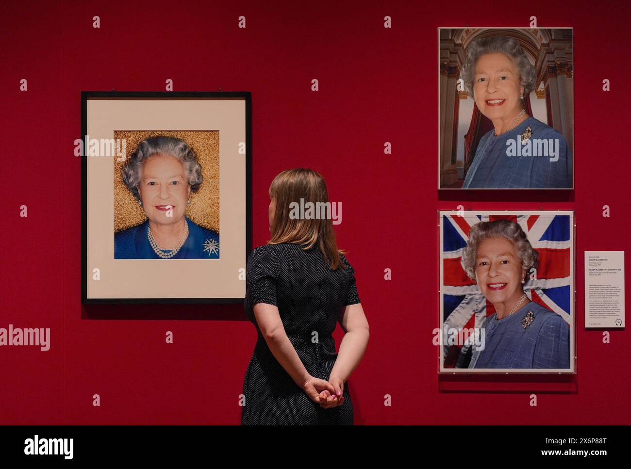 EDITORIAL USE ONLY Portraits by Polly Borland (left), Queen Elizabeth ...
