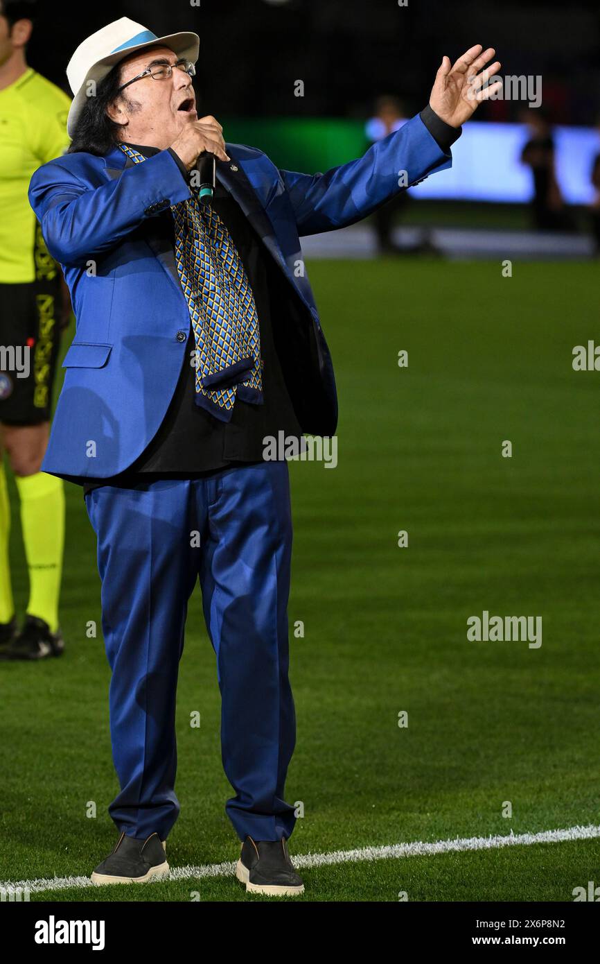 Italian singer Al Bano,Albano Antonio Carrisi, performs prior to the ...