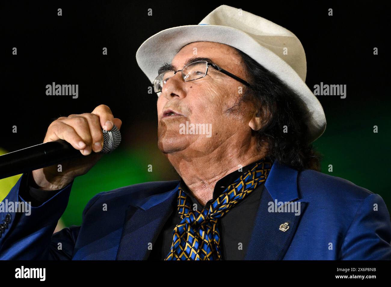 Italian singer Al Bano,Albano Antonio Carrisi, performs prior to the ...
