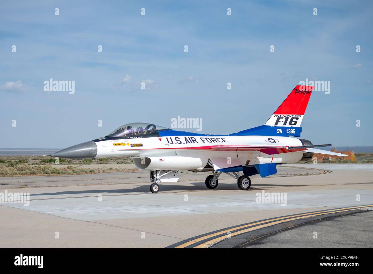 U.S. Air Force Capt. Taylor “FEMA” Hiester, F-16 Viper Demonstration ...