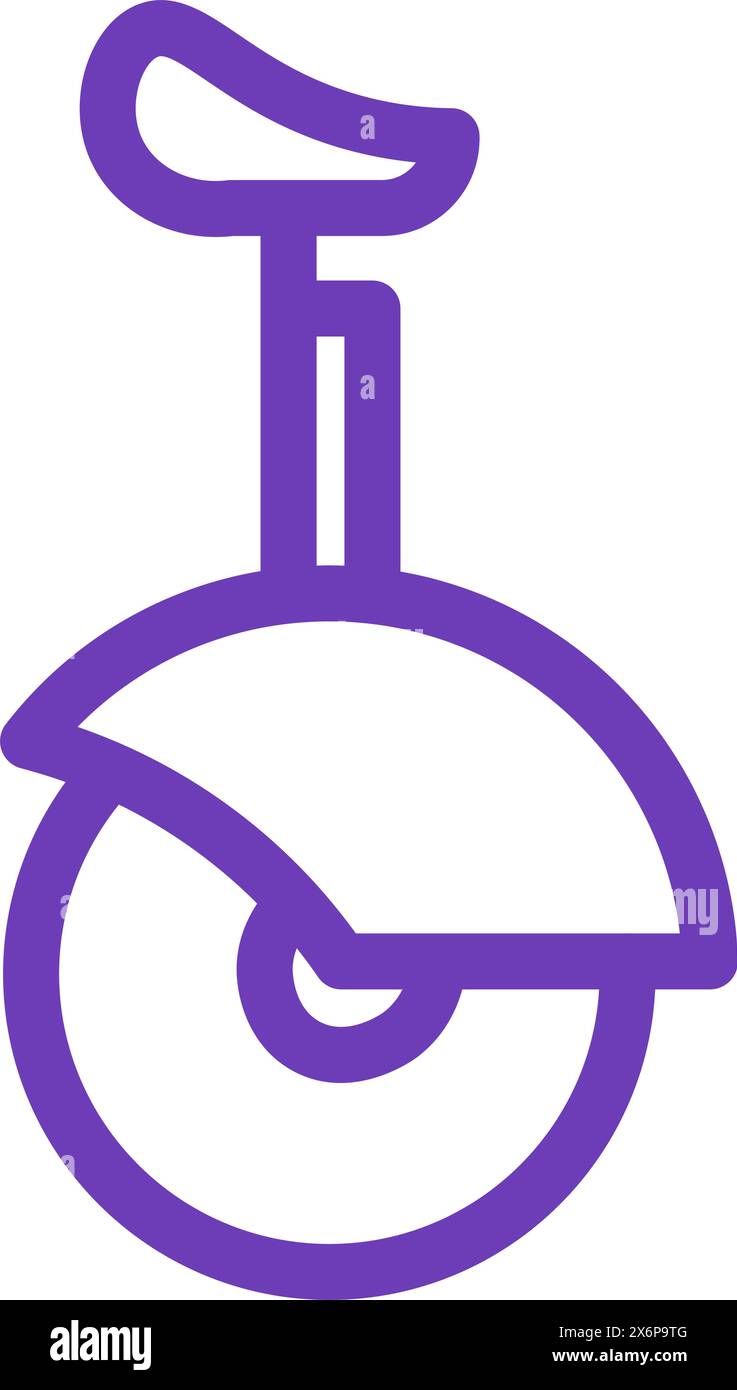 Simple unicycle hi-res stock photography and images - Alamy