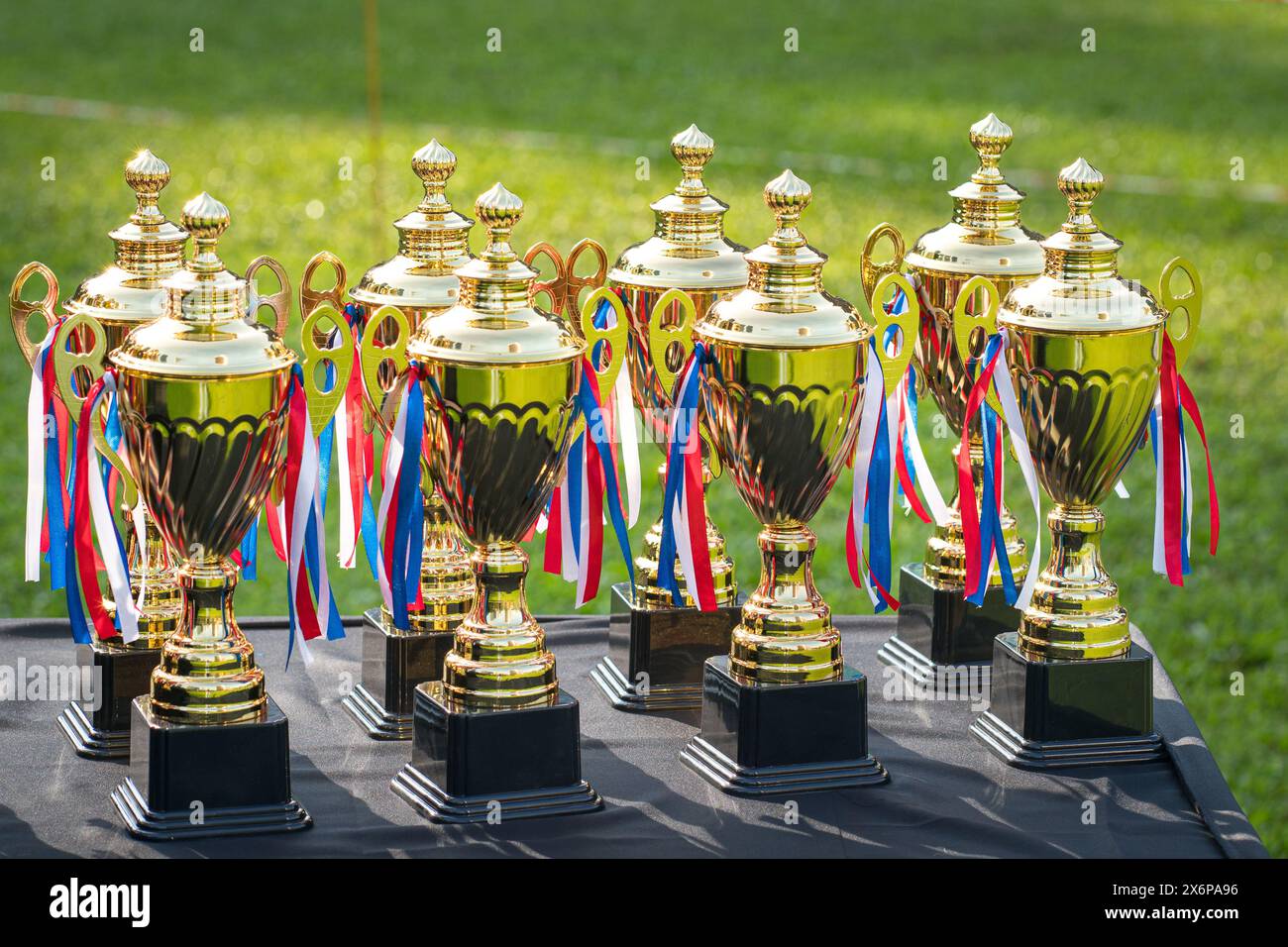 Sports award trophy table hi-res stock photography and images - Alamy