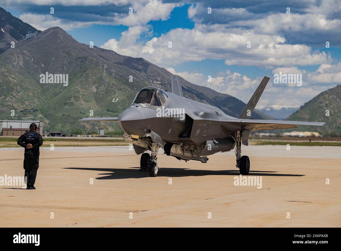 U.S. Air Force Staff Sgt. Jesse Easily, an F-35A Demonstration Team ...