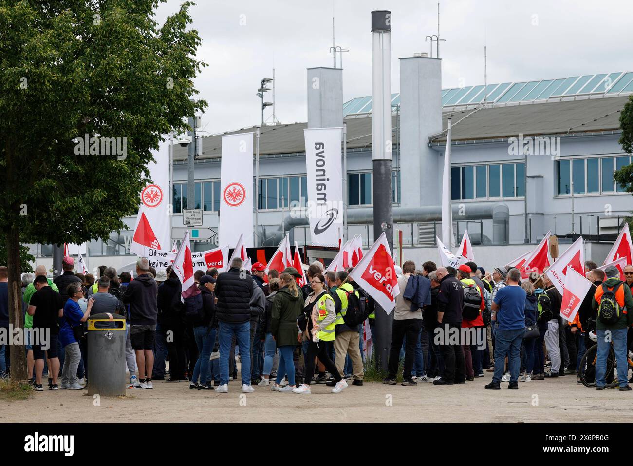 16.05.2024 Deutsche Telekom Tarifrunde mit Demonstrationen Kundgebungen Warnstreiks vor Euro ...