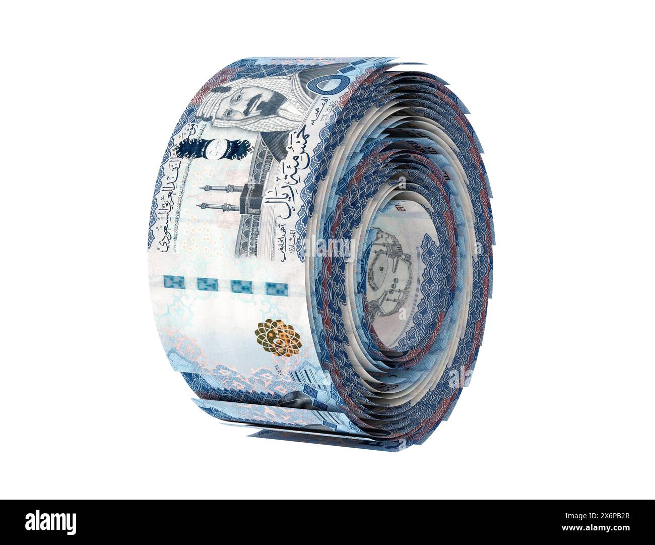 Saudi Arabia 500 Riyals Banknotes. Pile of Saudi Riyal Banknotes of 500 ...