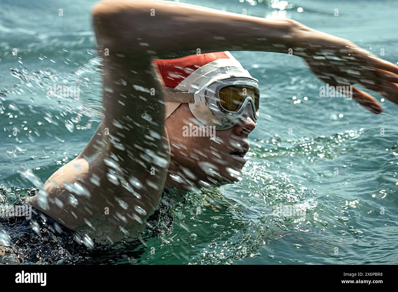 Female swimmer olympic 2024 hi-res stock photography and images - Alamy