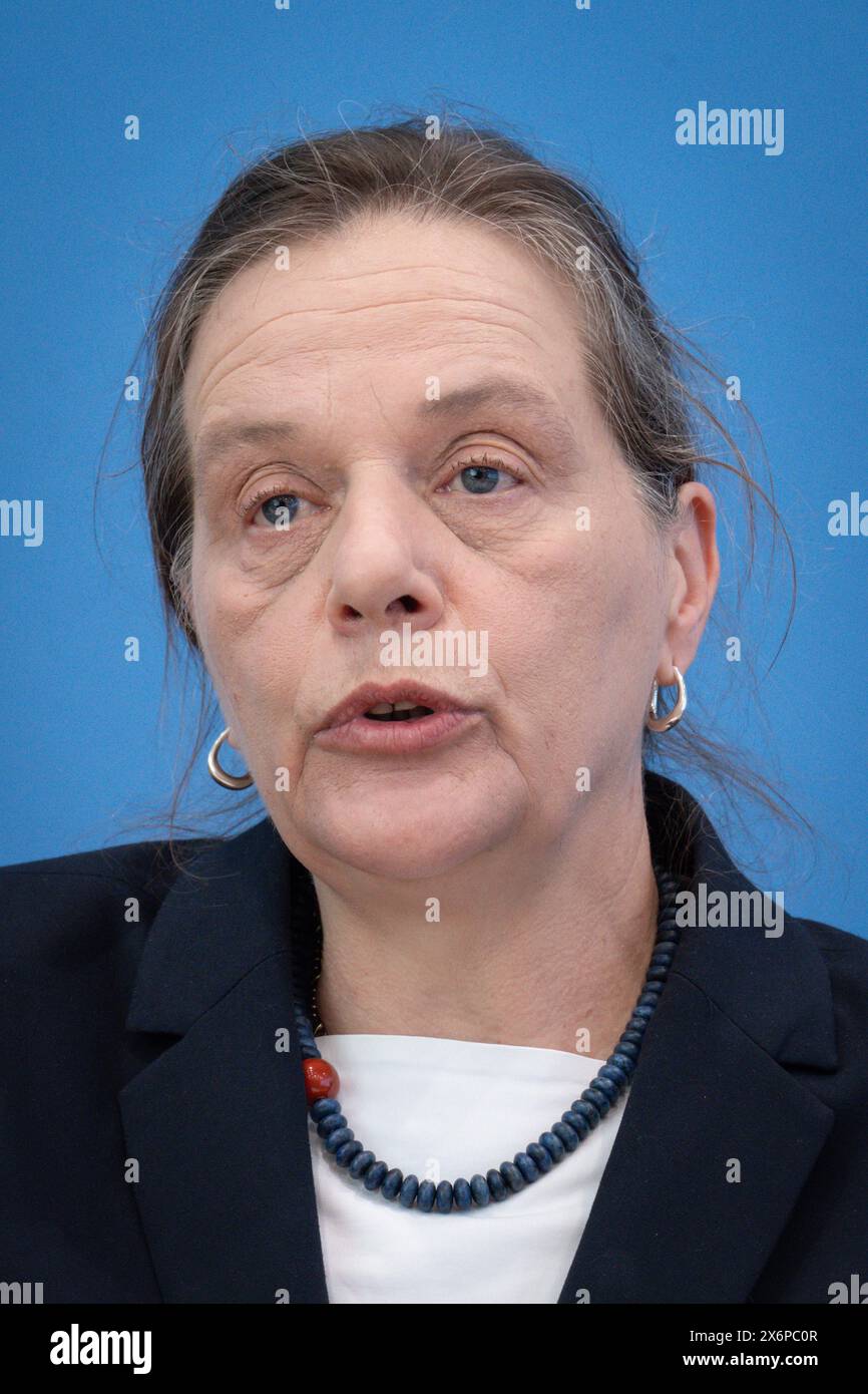 Bundespressekonferenz zur Europawahl 2024 Dr. Ruth Brand, Praesidentin ...