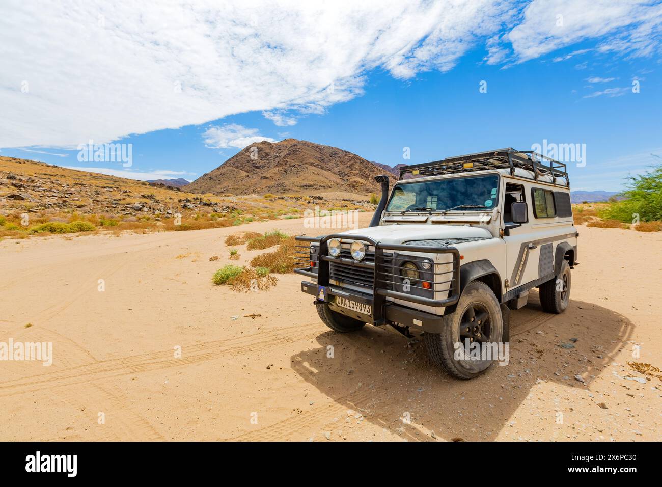 Richtersveld, South Africa - March 12, 2024: Old Land Rover Defender ...