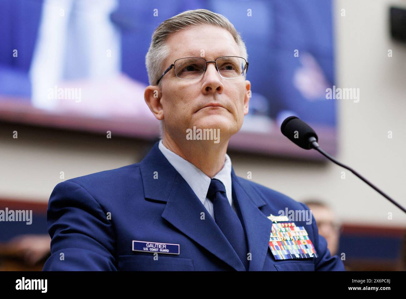 Washington, United States. 15th May, 2024. Vice Admiral Peter Gautier ...