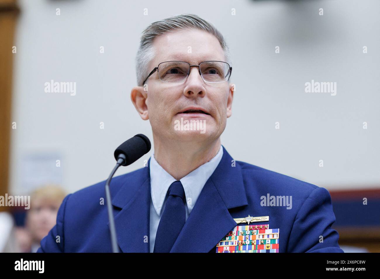 Washington, United States. 15th May, 2024. Vice Admiral Peter Gautier ...