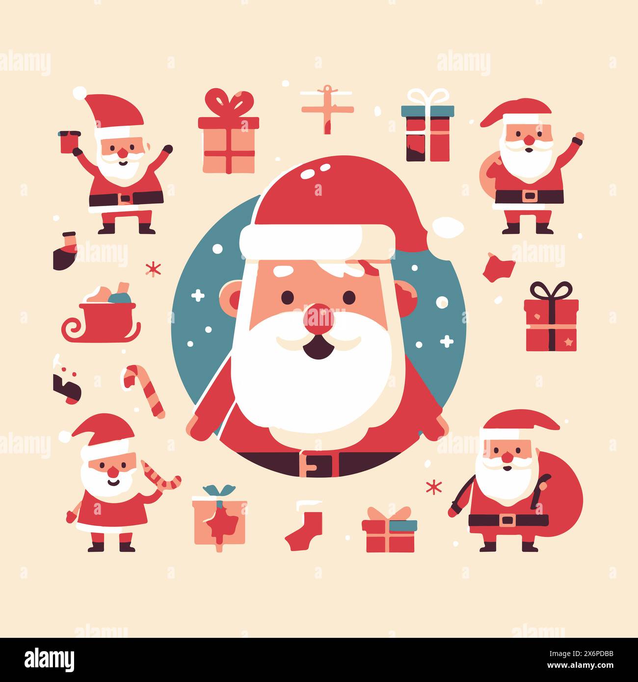 Joyful Merry Christmas Cartoon Vectors Spreading Cheer And Happiness