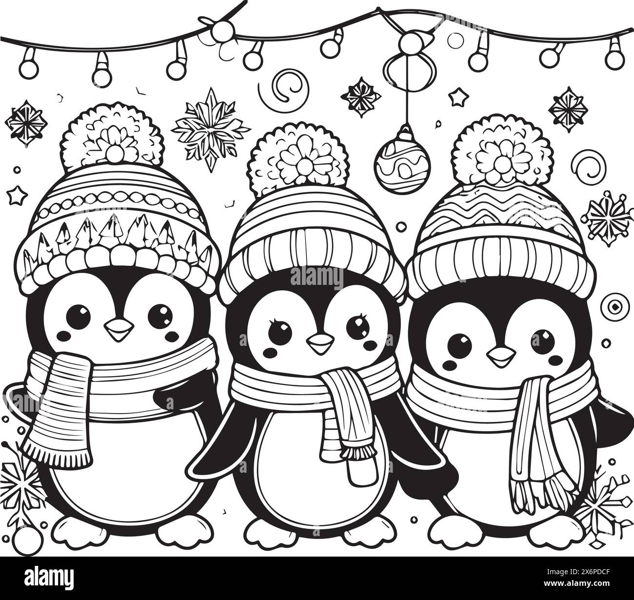 Whimsical Line Art Coloring Book Vector Designs for Children: Creative ...