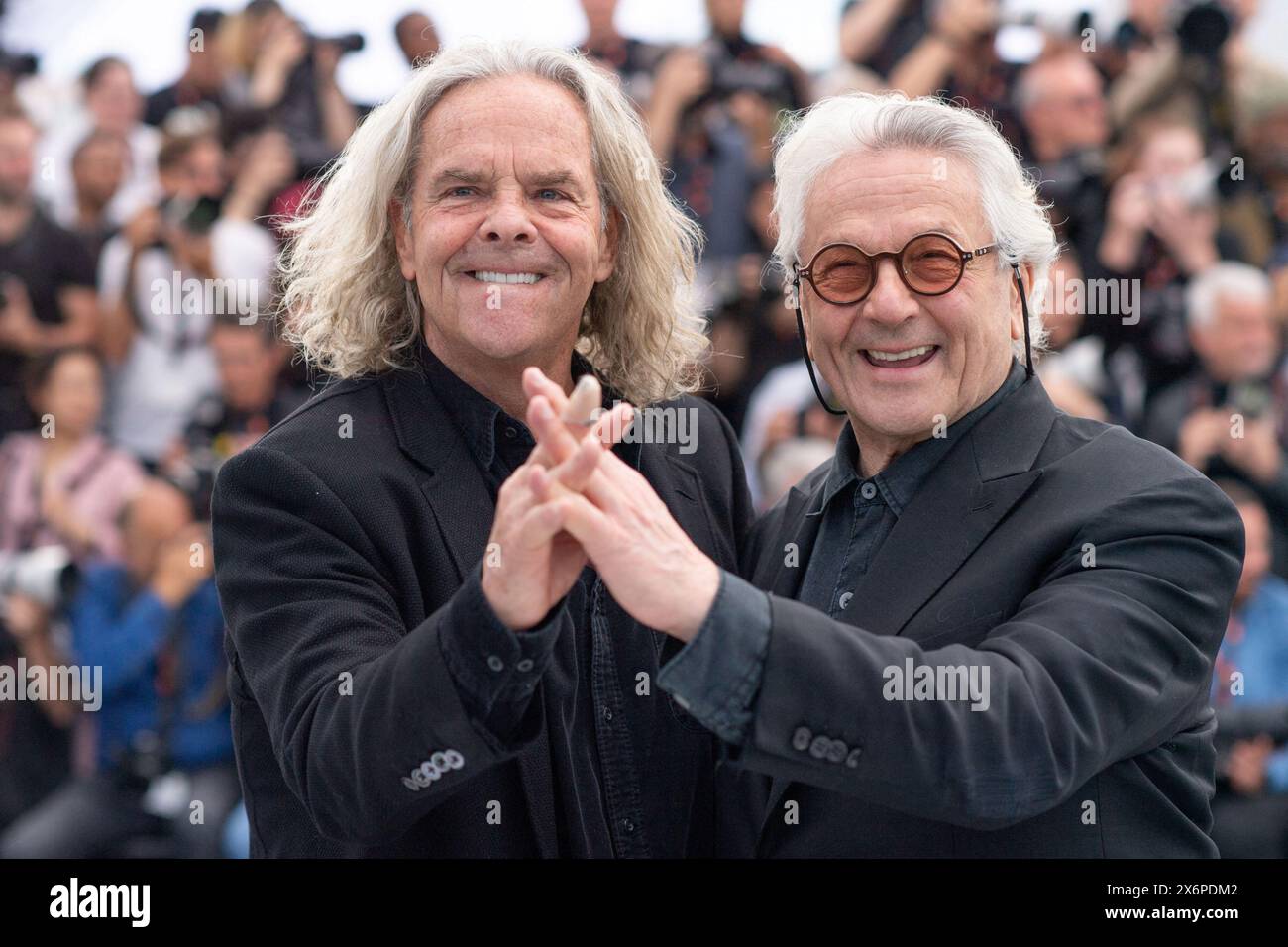 Cannes, France. 16th May, 2024. Doug Mitchell and George Miller ...