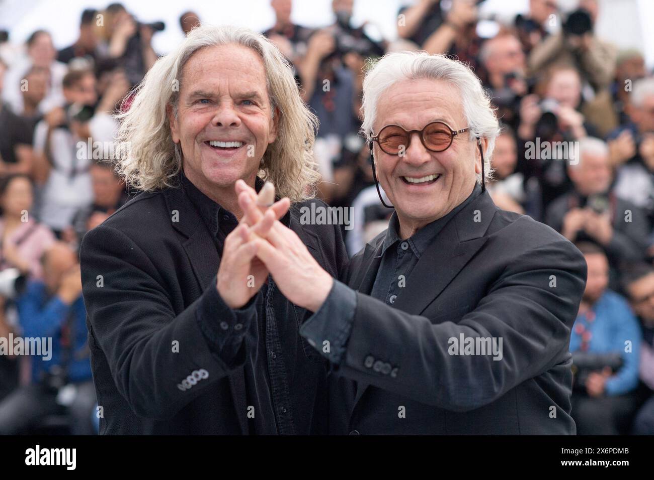 Cannes, France. 16th May, 2024. Doug Mitchell and George Miller ...