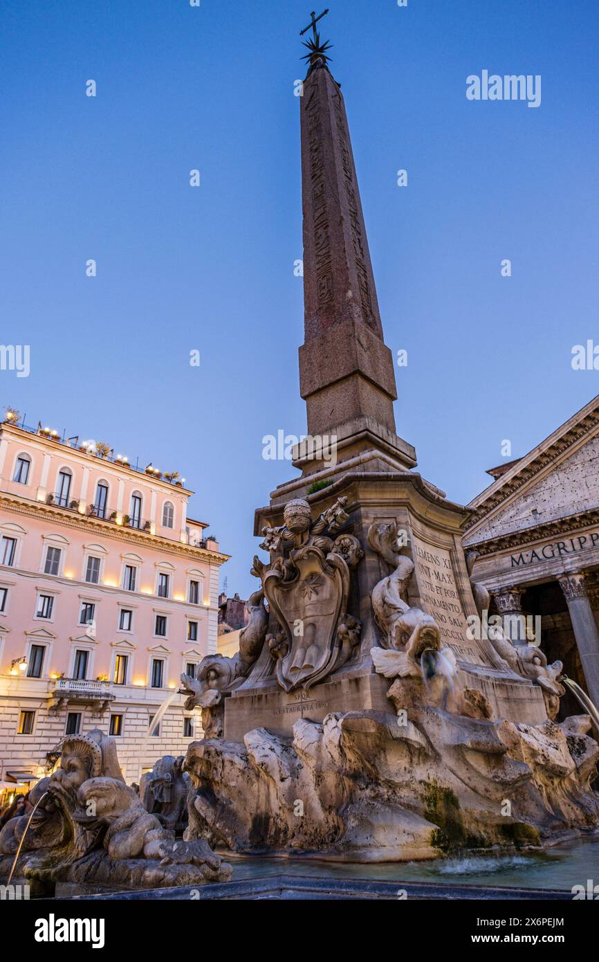 Dolphin fountain, designed by Giacomo della Porta in 1575 commissioned ...