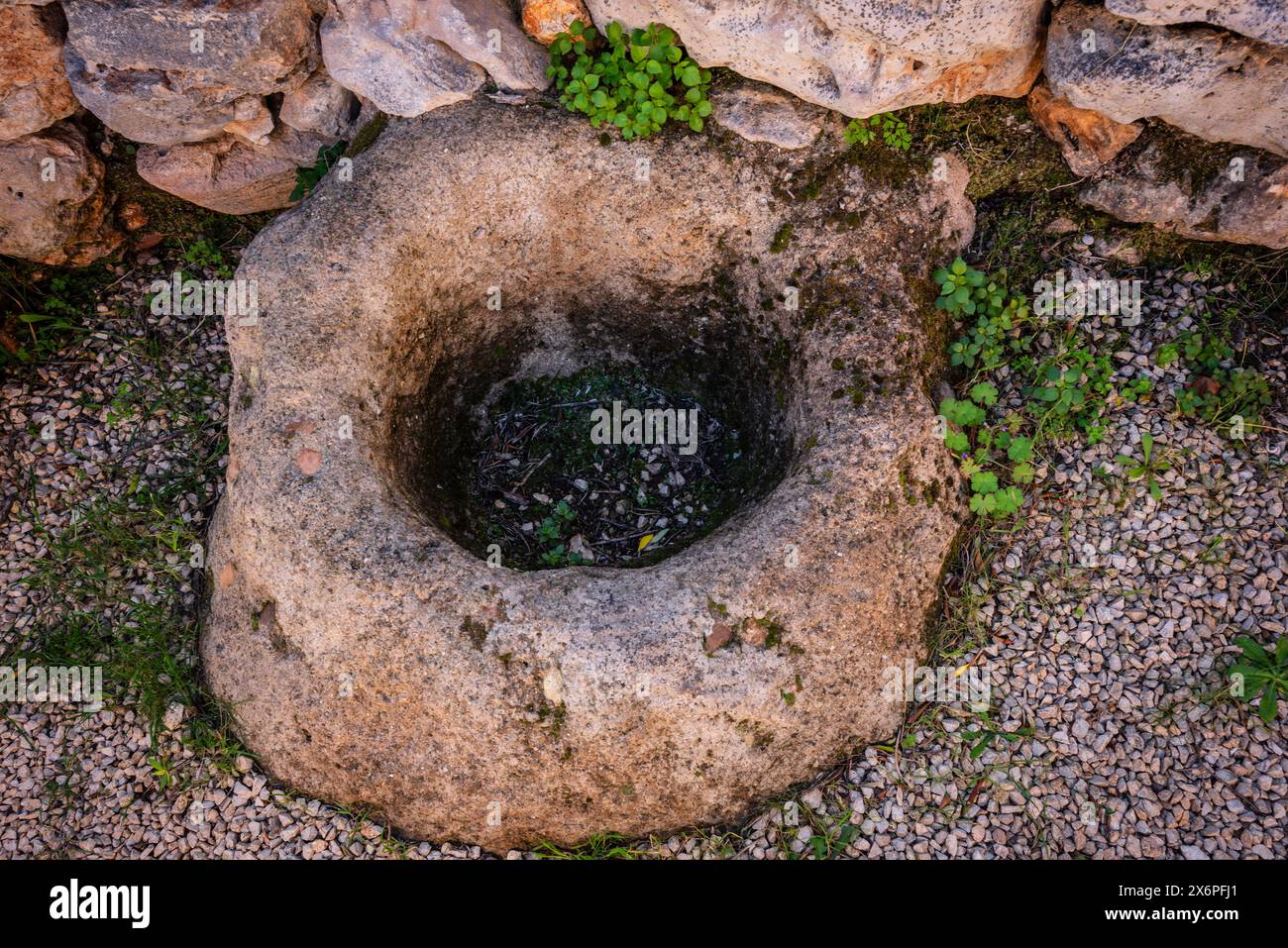 ancient oven from Roman times, Hospitalet Vell archeological site ...