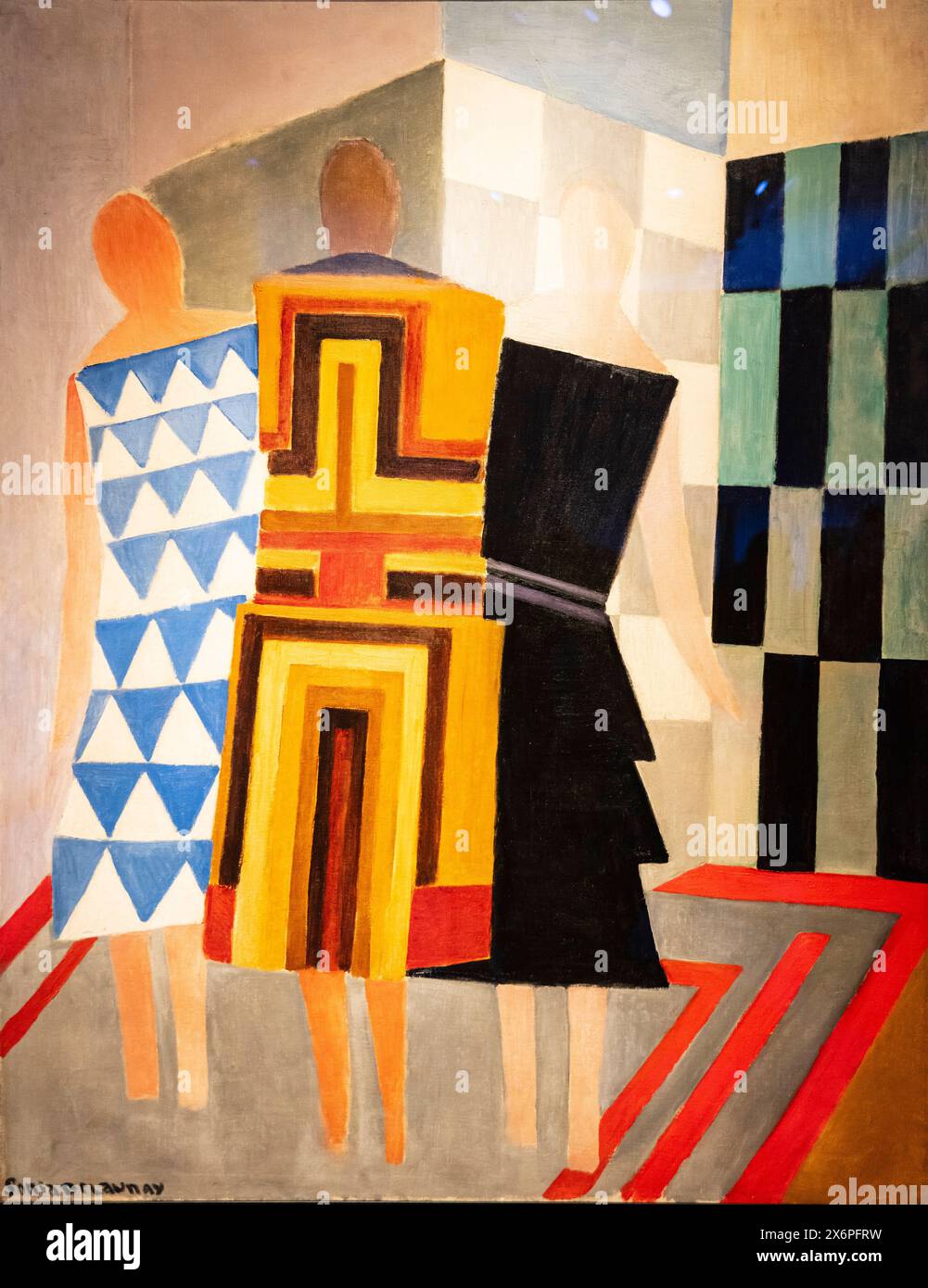 Sonia Delaunay, Simultaneous Dresses (Three Women, Forms, Colours ...